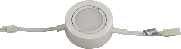 White Puck Light | Dimmable - 120v LED - H. Bowes